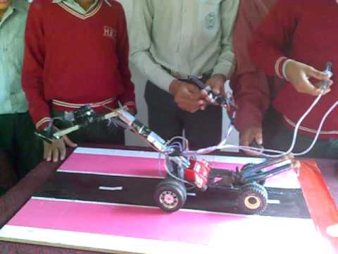 Working Model of Crane made by Injections - YouTube