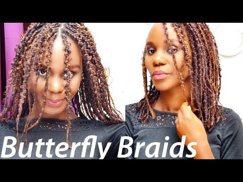 Butterfly Braids Bob Tutorial | Short Jungle Box Braids | Bob - YouTube