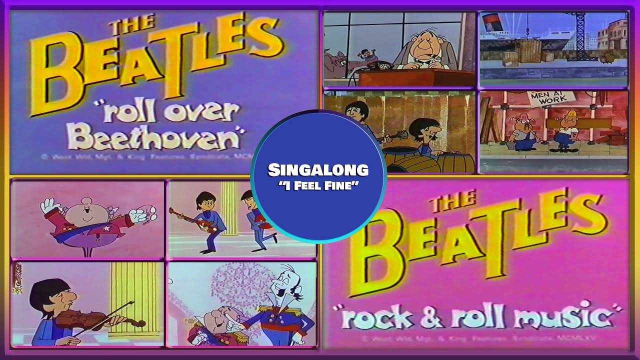The Beatles Cartoons | 🎶 Roll over Beethoven & Rock and roll music ...