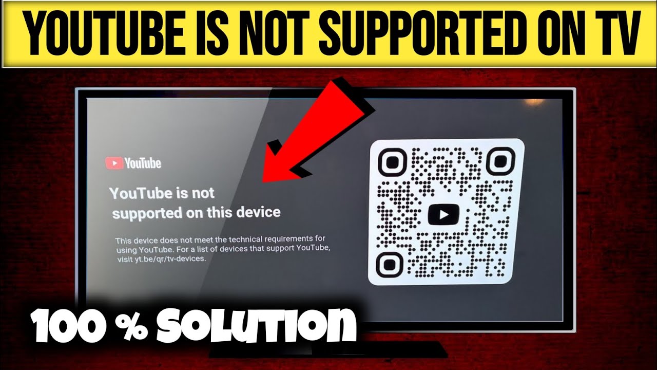 YouTube is not supported on this device tv | tv me youtube nahi chal ...
