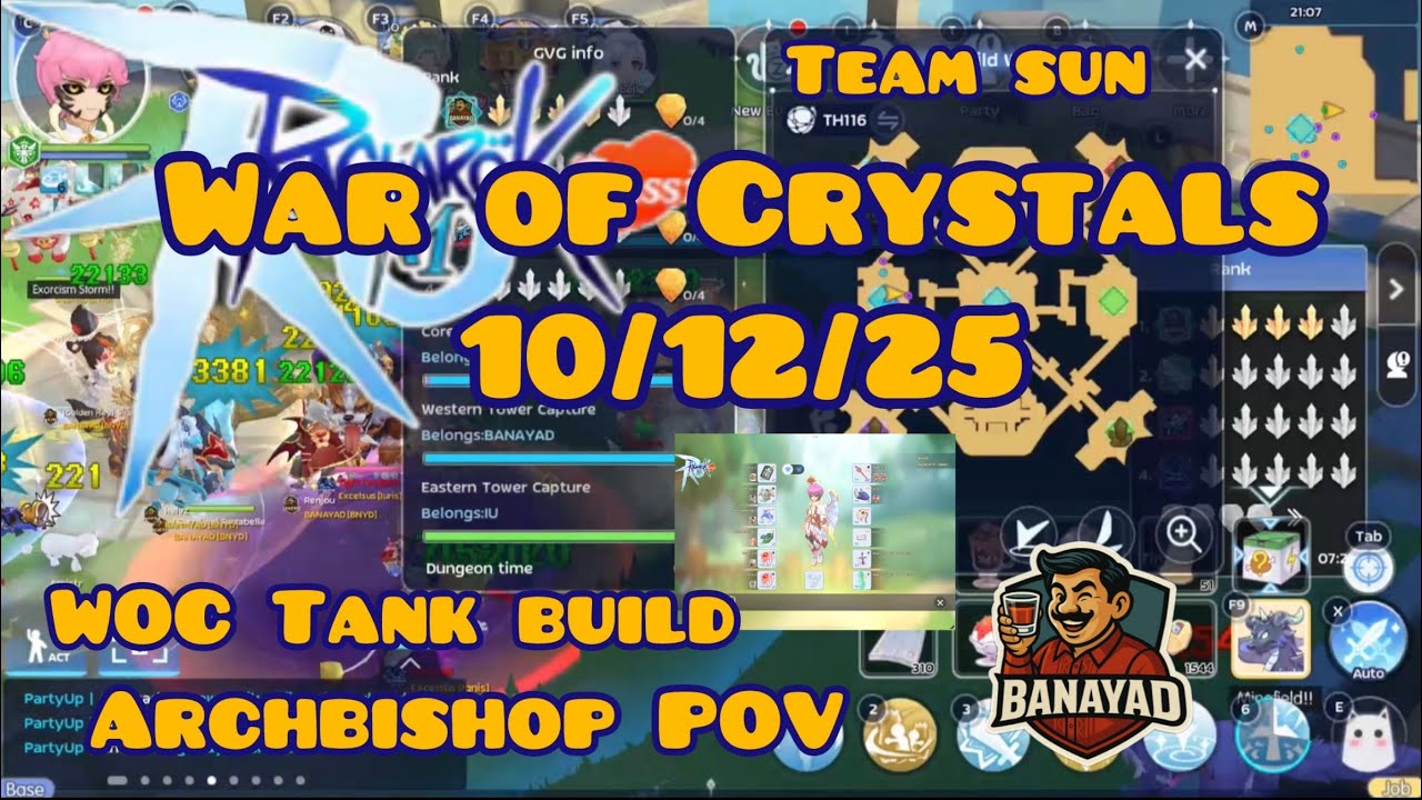Ragnarok M Classic - War of Crystals 10/12/25 - Archbishop POV - YouTube