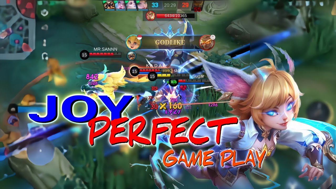 JOY PERFECT GAME PLAY SOLO RANK || MOBILE LEGENDS BANG BANG - YouTube