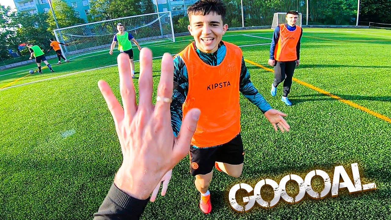 Матч глазами ПЛЕЙМЕЙКЕРА. Забил красивый гол. Футбол от первого лица ...