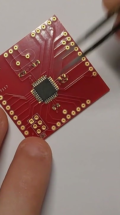 Making my own Microcontroller Board #pcb #arduino #diy - YouTube