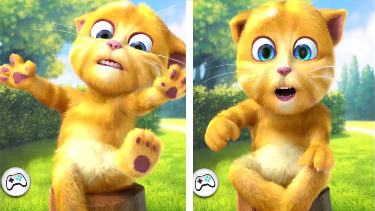 Talking Ginger Eating - YouTube