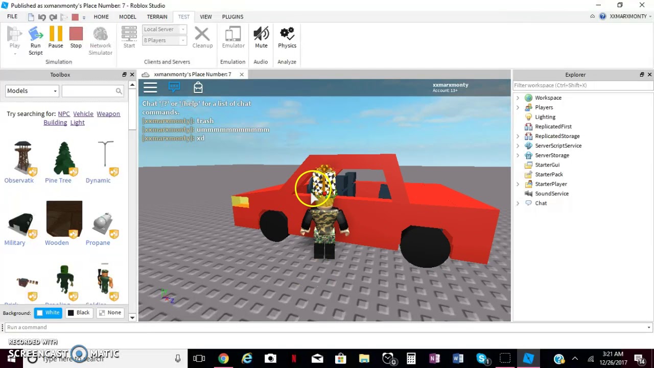 sripting on roblox develope - YouTube