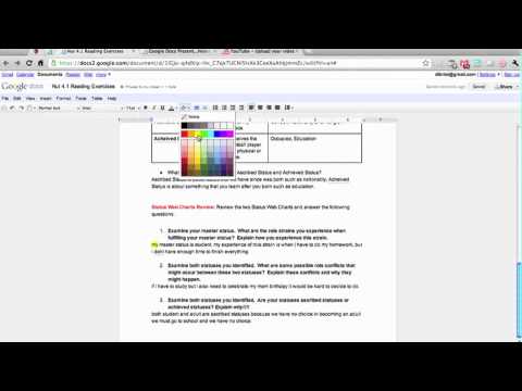 Google Docs Grading - YouTube