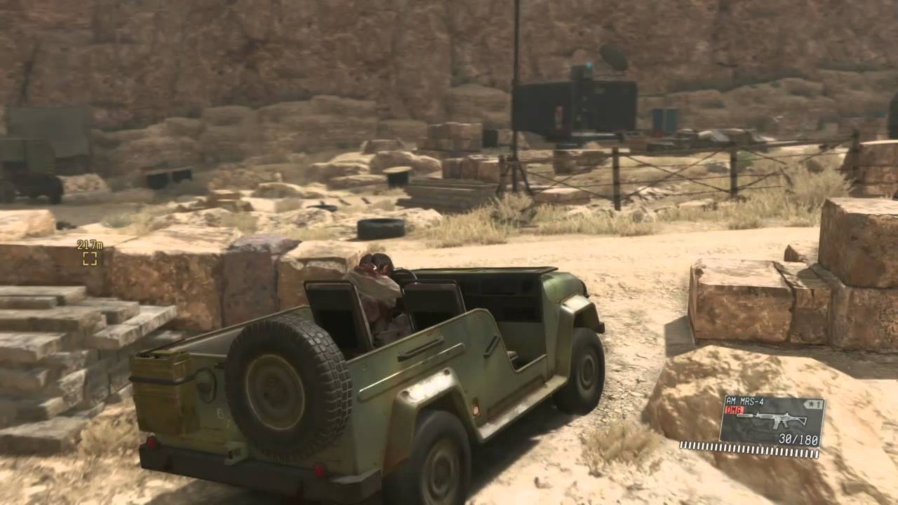 METAL GEAR SOLID V, driving fail LOL - YouTube