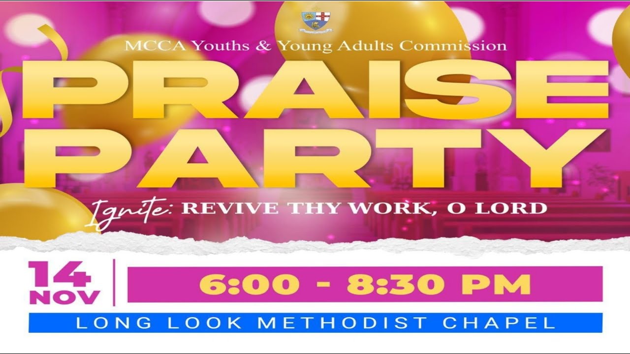 MCCA Youths & Young Adults Commission Praise Party - YouTube