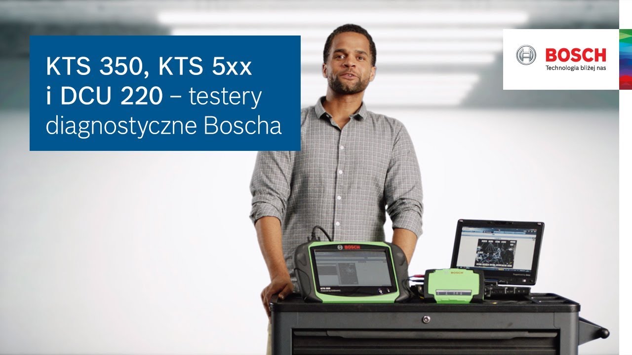 KTS 350, KTS 5xx i DCU 220 – testery diagnostyczne Boscha - YouTube