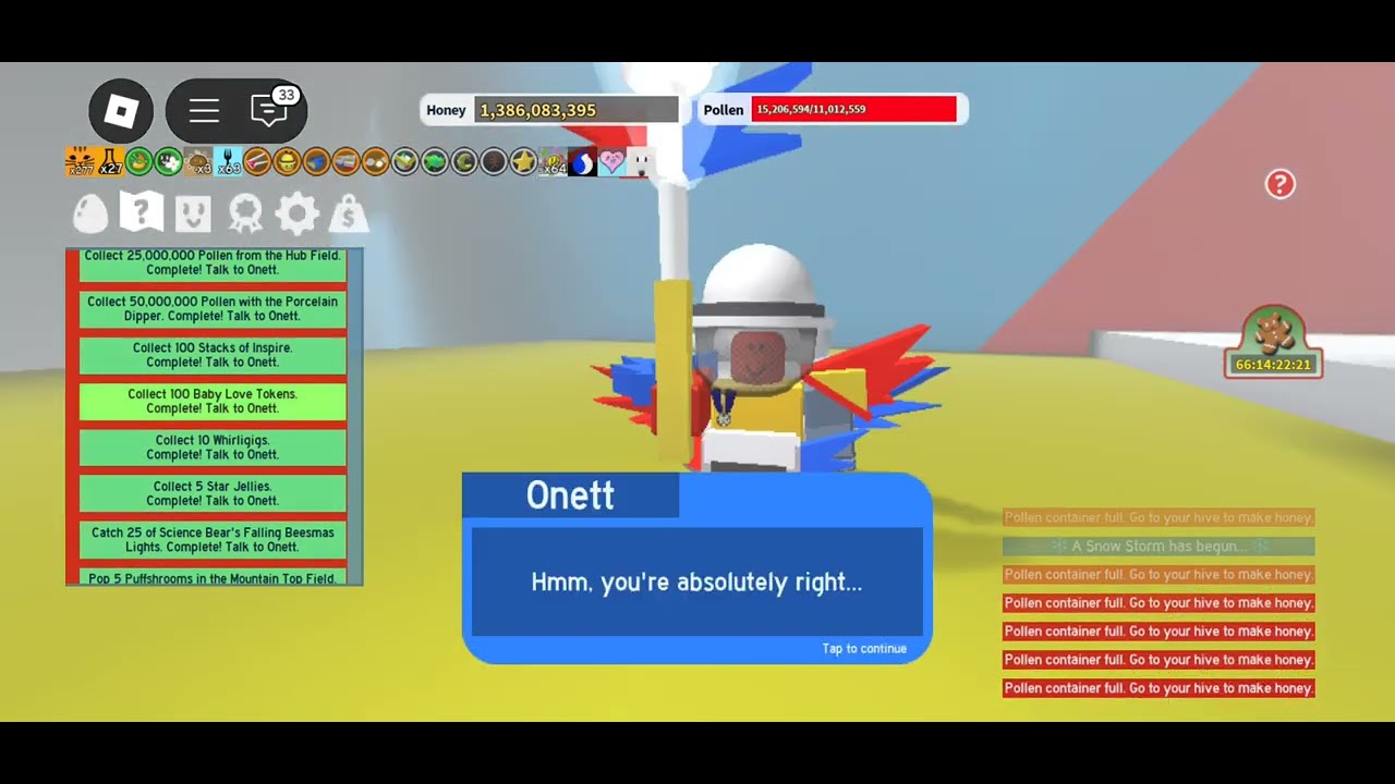 finishing onnet's quest [bee swarm simulator] - YouTube