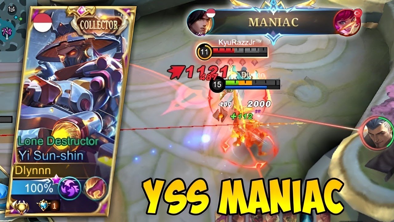 RIP SAVAGE:( YSS MANIAC PERFECT TARGETING! | TOP GLOBAL YSS - MLBB ...