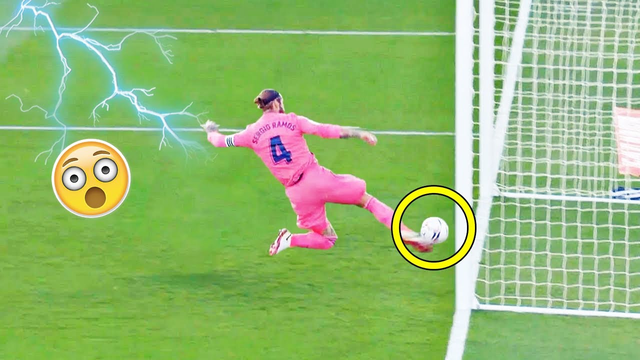 INSANE Goal Line Clearances by Famous Players - Defensive Saves - YouTube