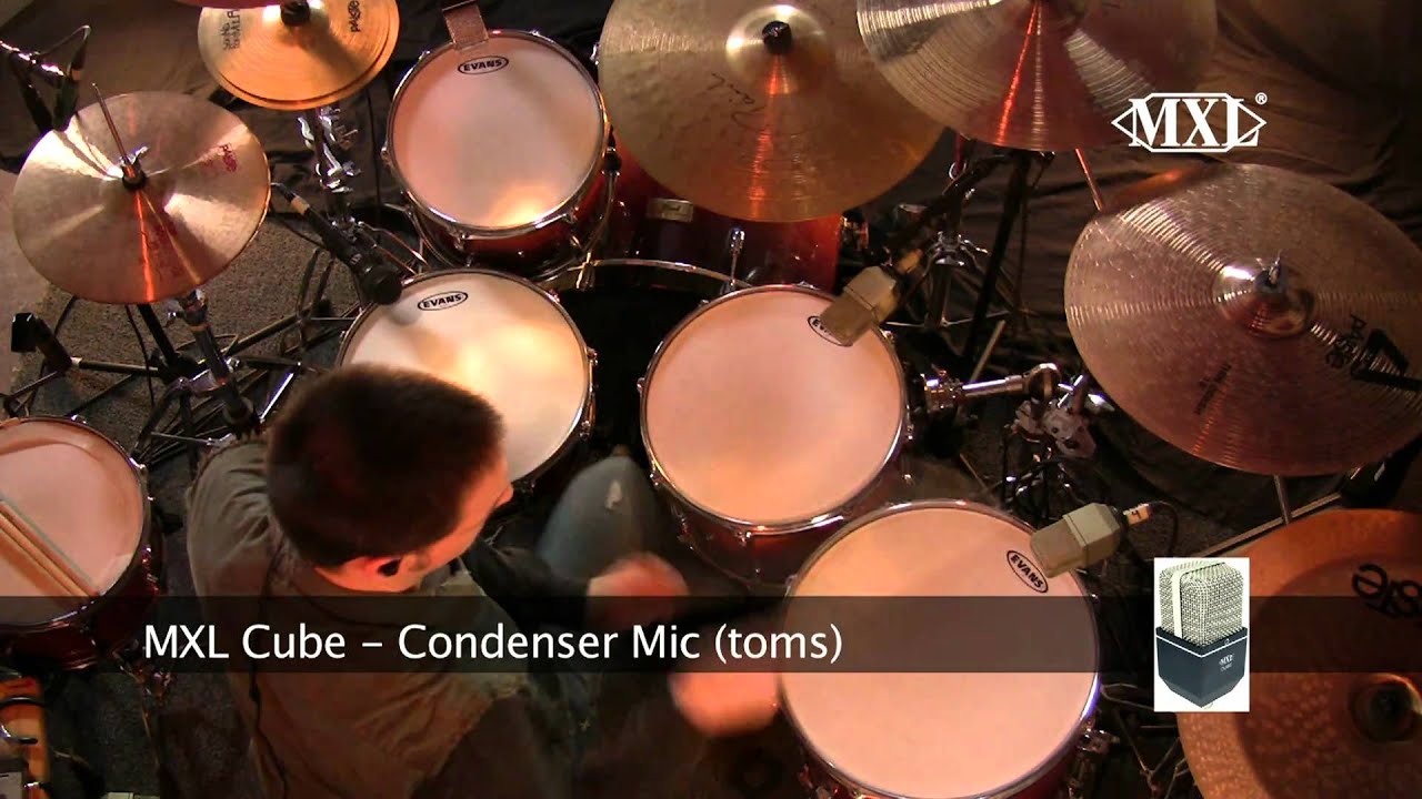 Drum Microphones - MXL "Cube" Tom Mic Demo - YouTube