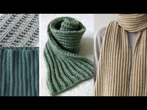 Reversible Only 1 Row repeat knitting pattern for scarf,cap,cowl,border ...