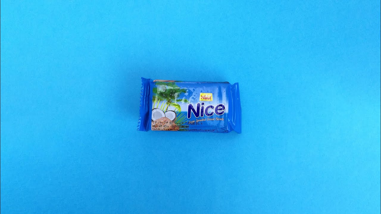 Nabil Nice Sugar Sprinkled Coconut Biscuits - YouTube