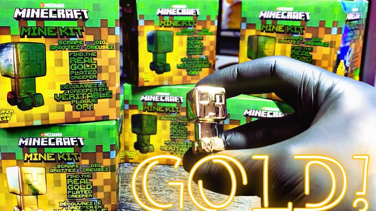 GOLD CREEPER GEFUNDEN!? Minecraft MineKit🔥 Ist er aus 24K Gold? - YouTube