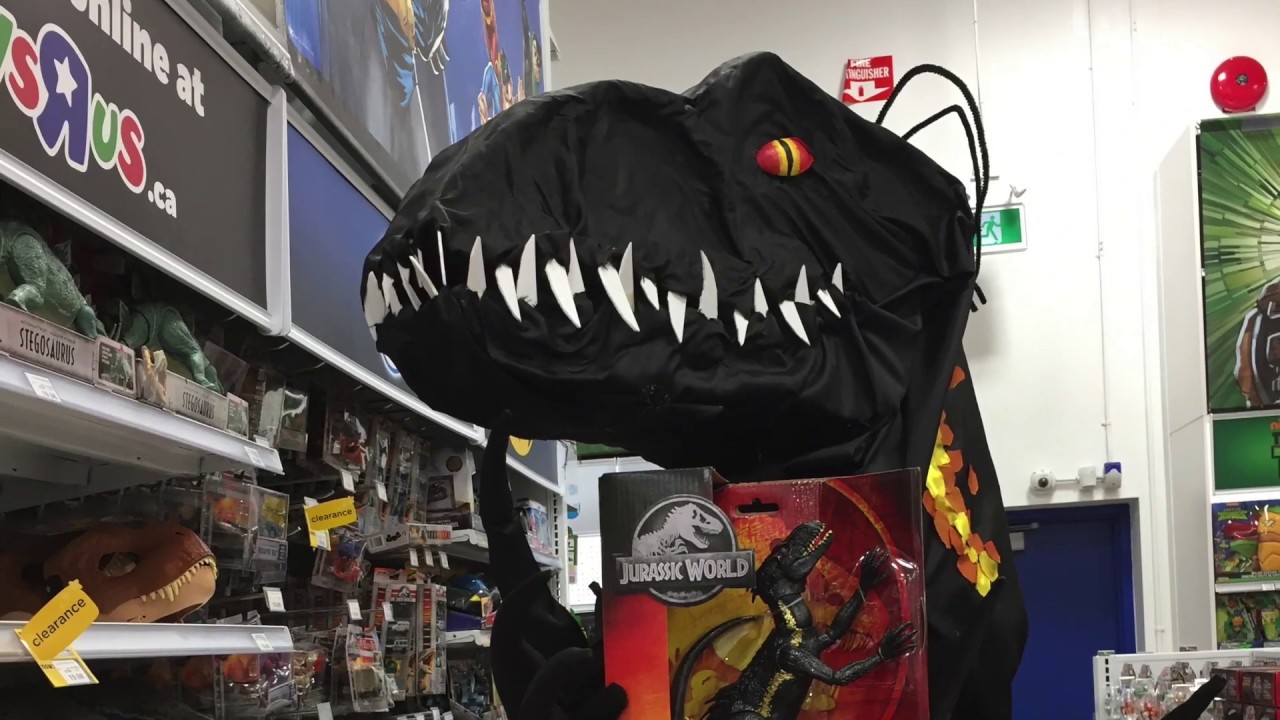 Custom Indoraptor Costume video clips and pictures from Jurassic World ...