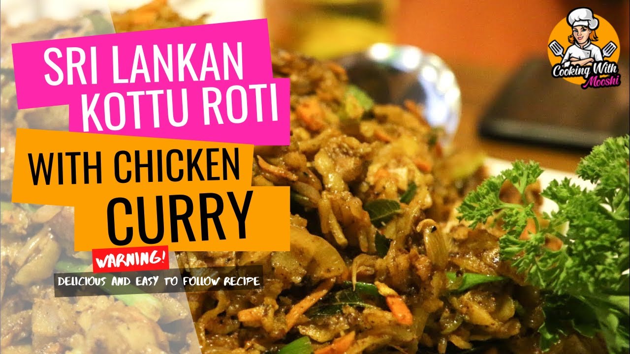 How to Make Kottu Roti - Chicken (Sri Lankan Street Food) - YouTube