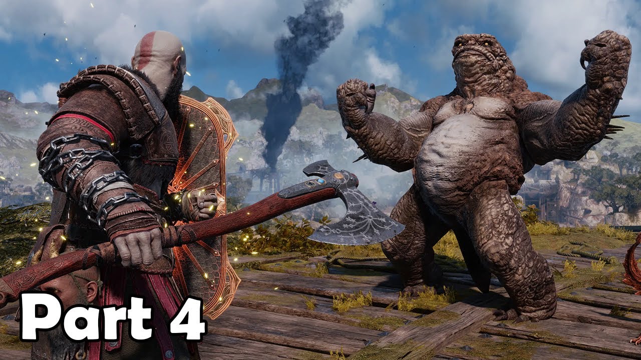GOD OF WAR RAGNAROK - Gameplay Part 4 - Service Of Asgard (FULL GAME ...