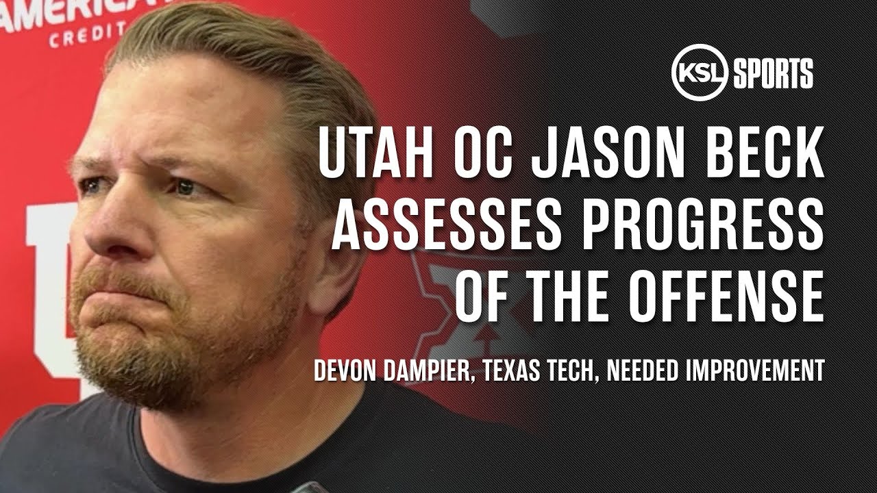 Utah OC Jason Beck assesses progress of the offense - YouTube