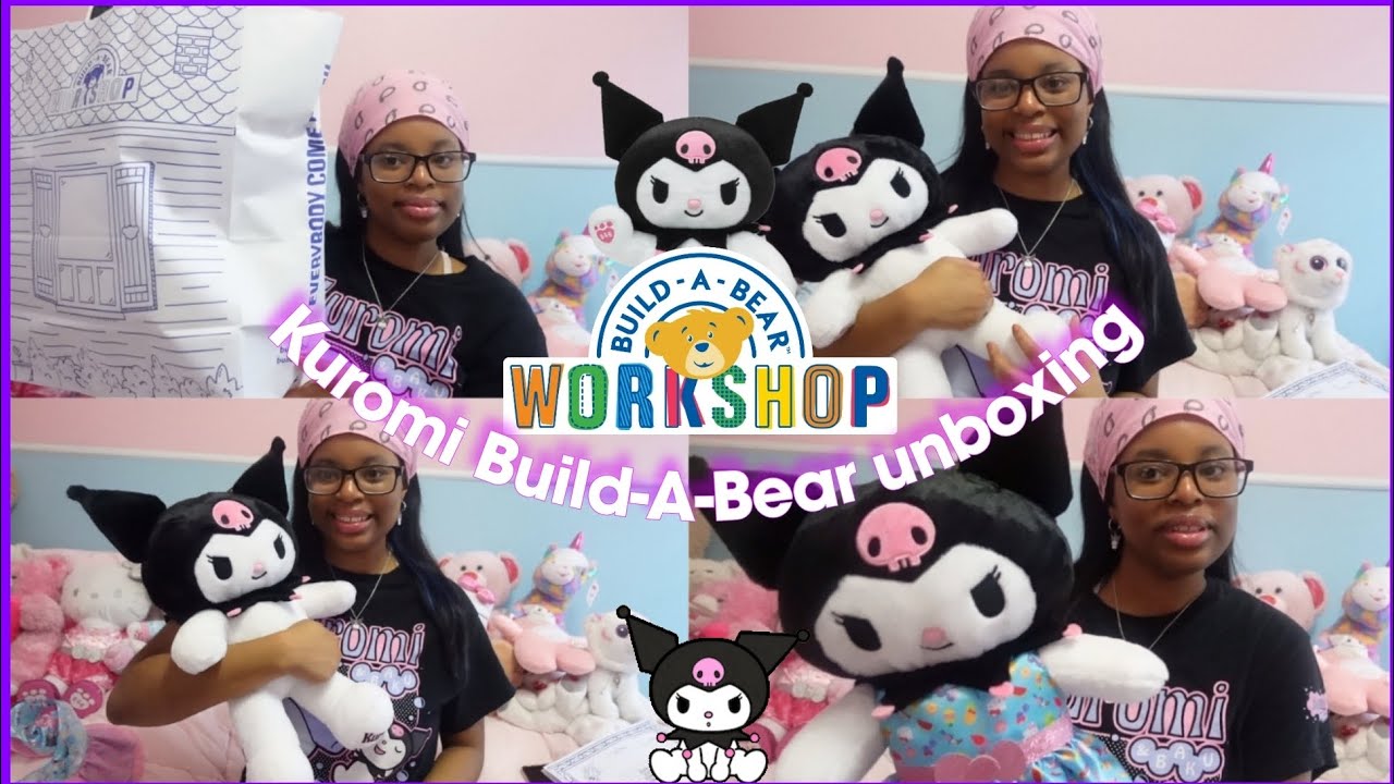 Kuromi Build-A-Bear Unboxing - YouTube