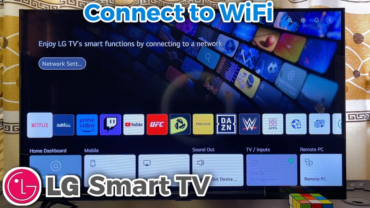 LG Smart TV: How to Connect to Wifi Network - YouTube