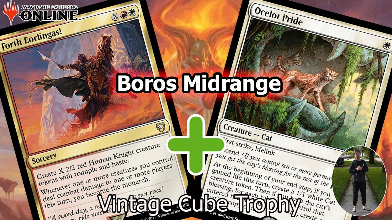 VINTAGE CUBE TROPHY #1 | Boros Good Cards | Magic Online - YouTube