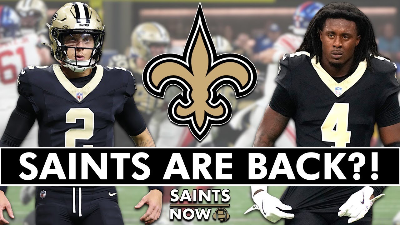 The New Orleans Saints BACK After BEATING The Giants?! - YouTube