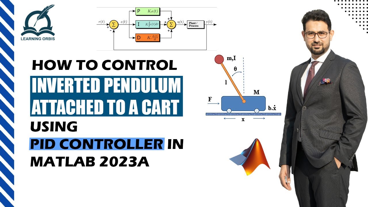 Inverted Pendulum Control using Discrete PID Controller in MATLAB Simulink (Control Theory ...