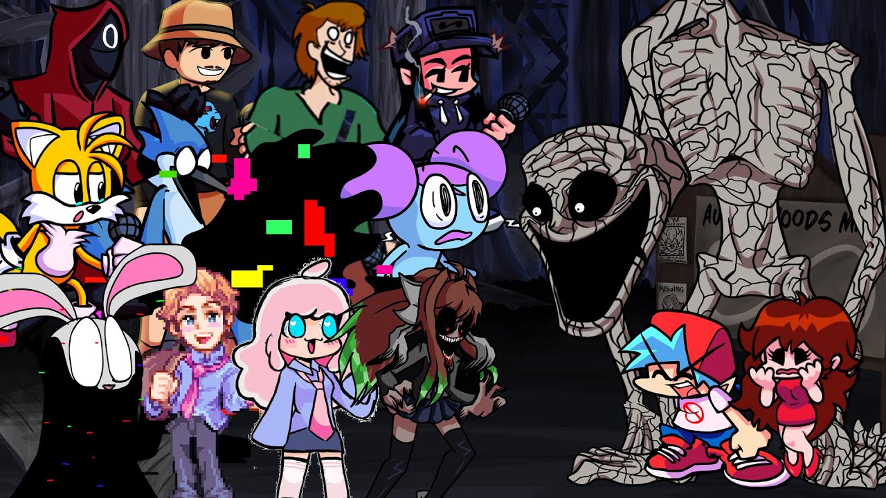 FNF Aurora - Final Week - But Different Characters Sing It 🎵 (Everyone ...