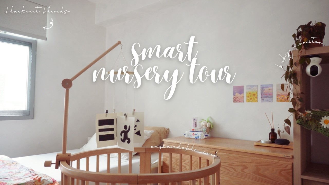 Nursery Tour | newborn essentials, deep cleaning, organization - YouTube