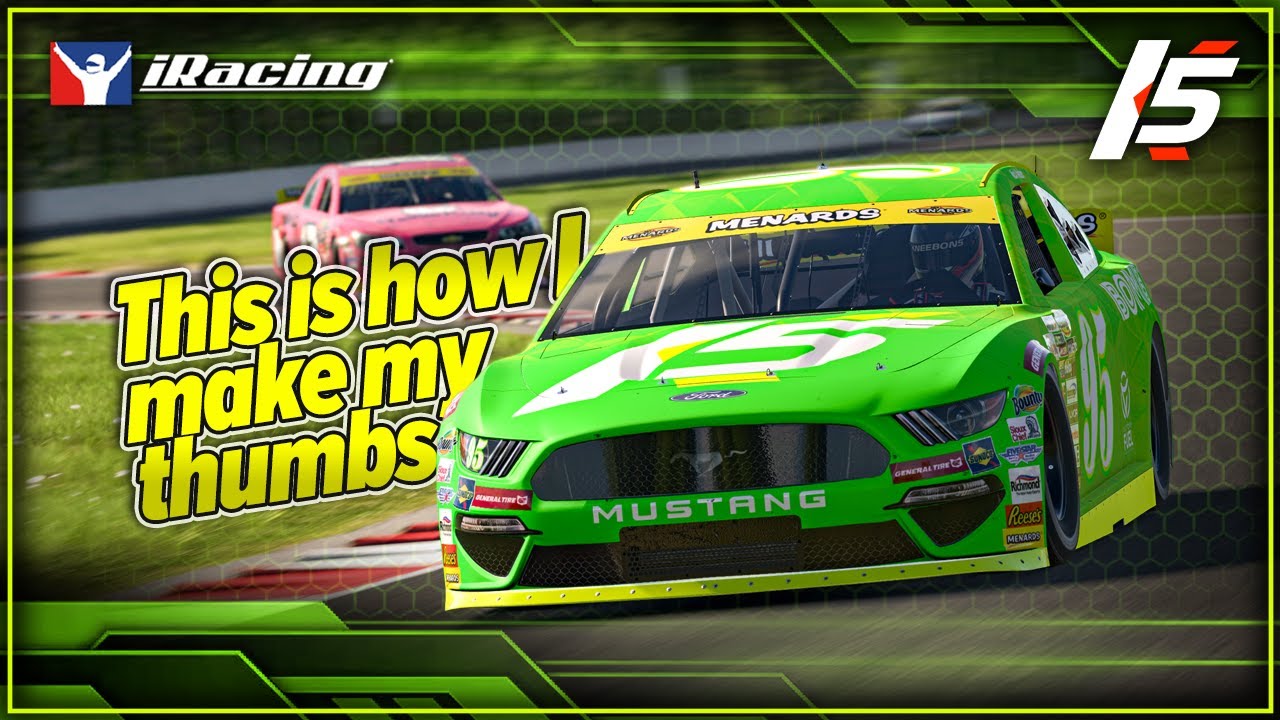 How to make an iRacing Thumbnail for Youtube - YouTube