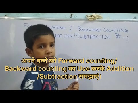 Learn Addition/ Subtraction Using Forward/ Backward Counting 🐱🐱 ️ Easy ...