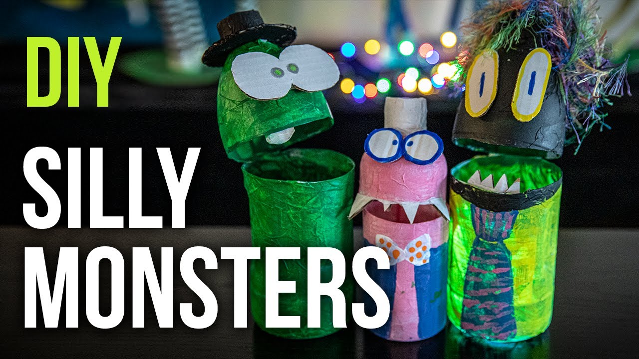 DIY: How to make Silly monsters out of recycled materials - YouTube