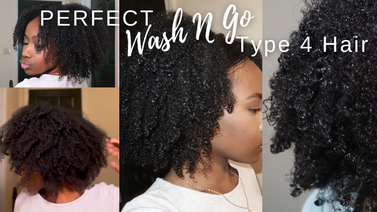 Trying a WASH N GO on my Type 4 Hair | PERFECT results - YouTube