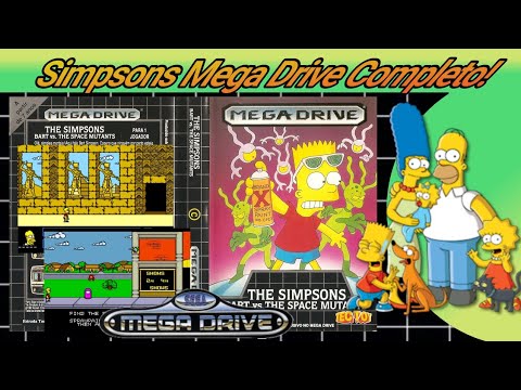 The Simpsons : Bart vs The Space Mutants Mega Drive Long Play 82 - YouTube