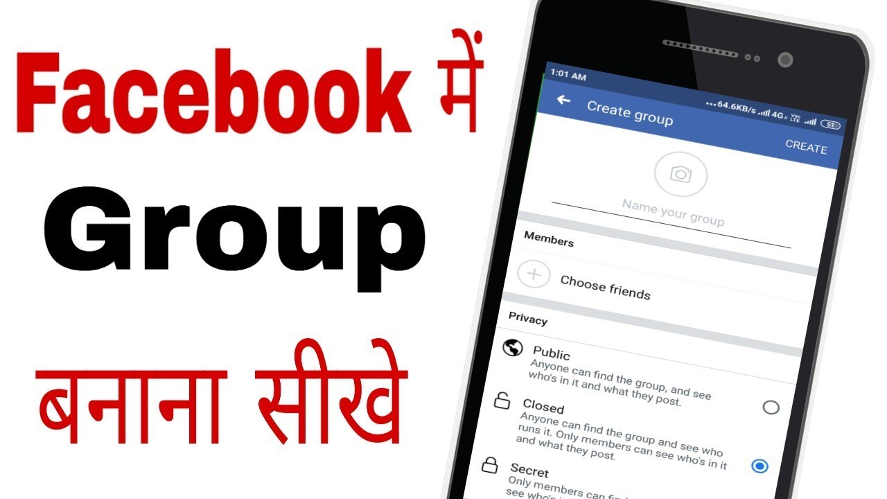 Facebook me Group kaise bnaye||How to Create Facebook Group in mobile ...