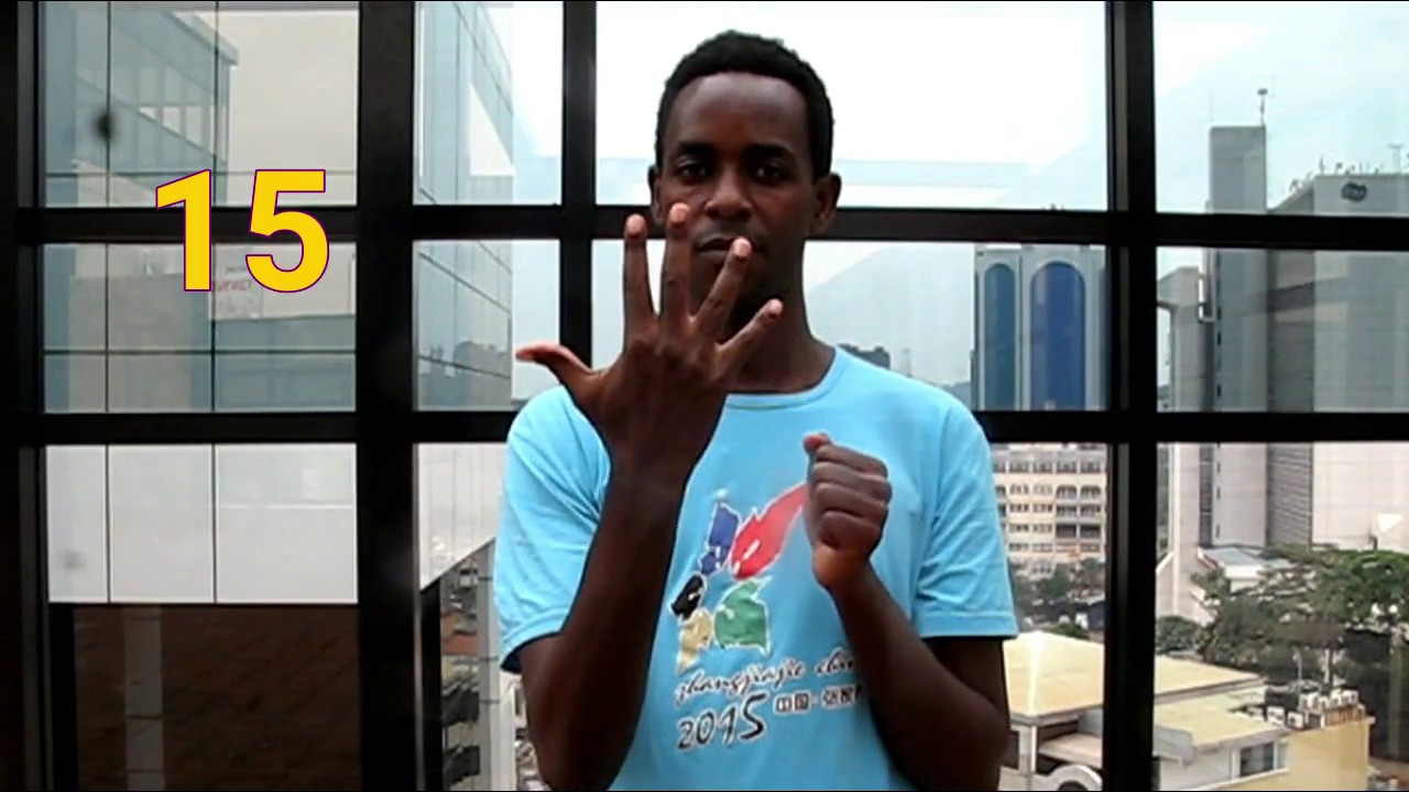 Here's you want to know about the number signs in Ugandan Sign Language ...