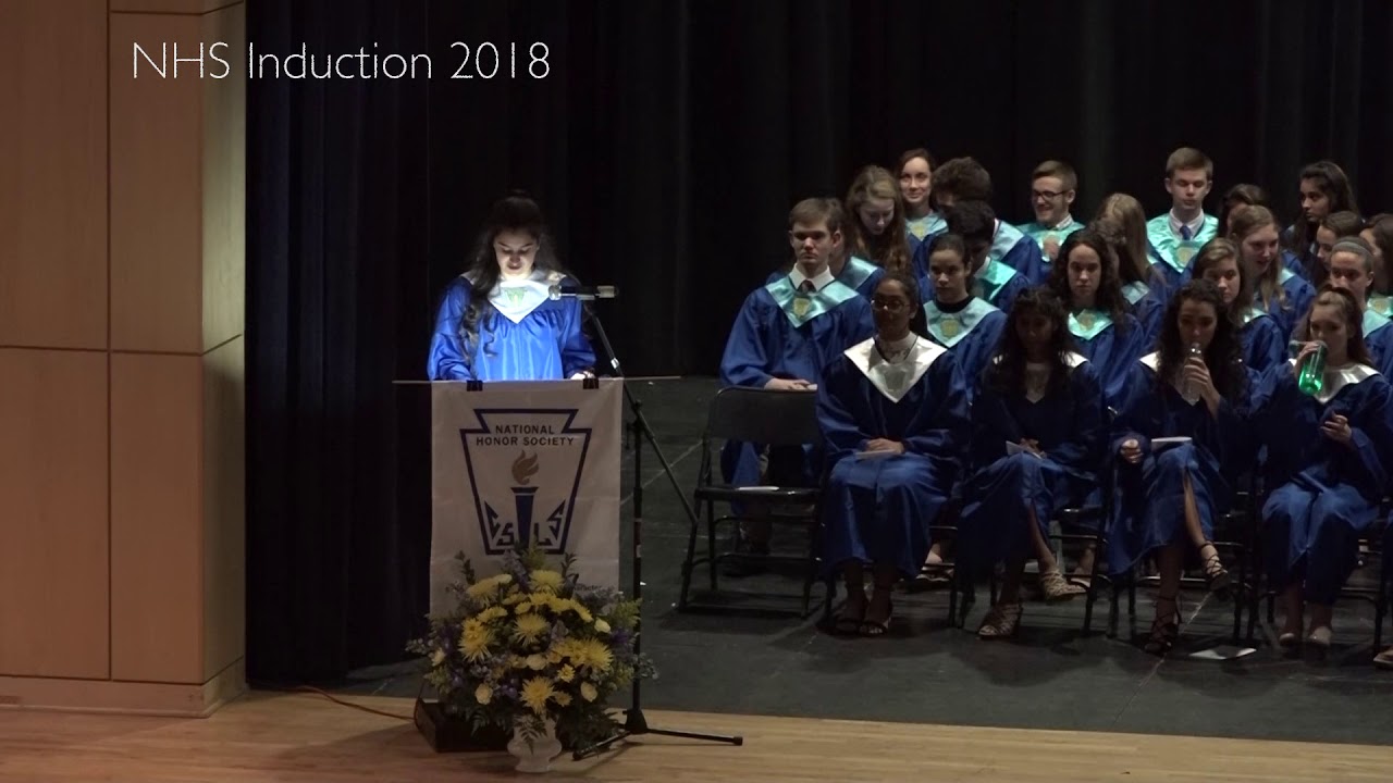 NHS induction 2018 - YouTube