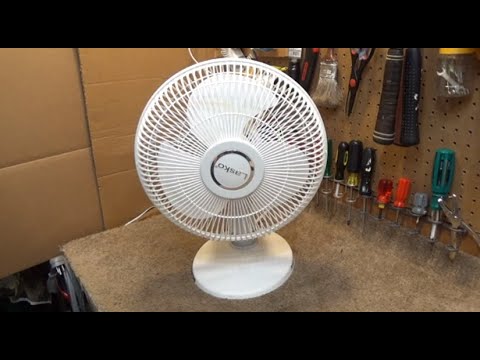 Lasko 12" Oscillating Table Fan model 2022 | Clean and Service - YouTube