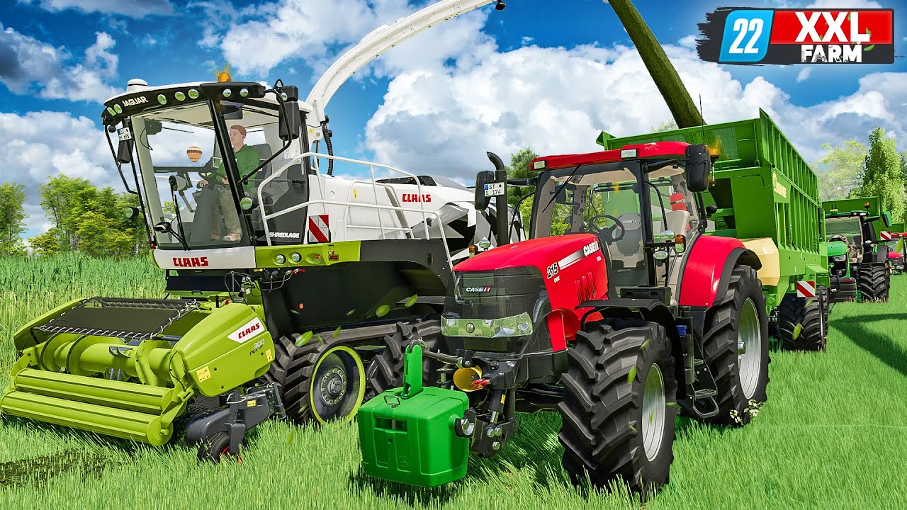 LS22: Grünroggen-Ernte, neue Trecker und BGA-Erweiterung! | XXL Farm 2 ...