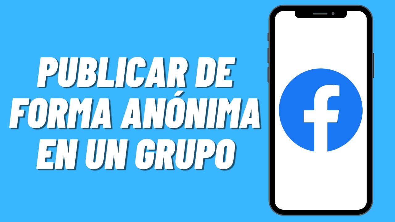 Cómo publicar de forma anónima en un grupo en Facebook - YouTube