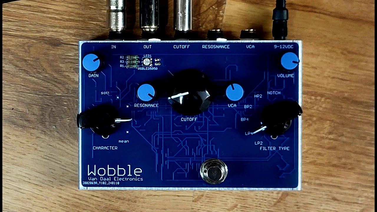 Van Daal Electronics Wobble filter - YouTube