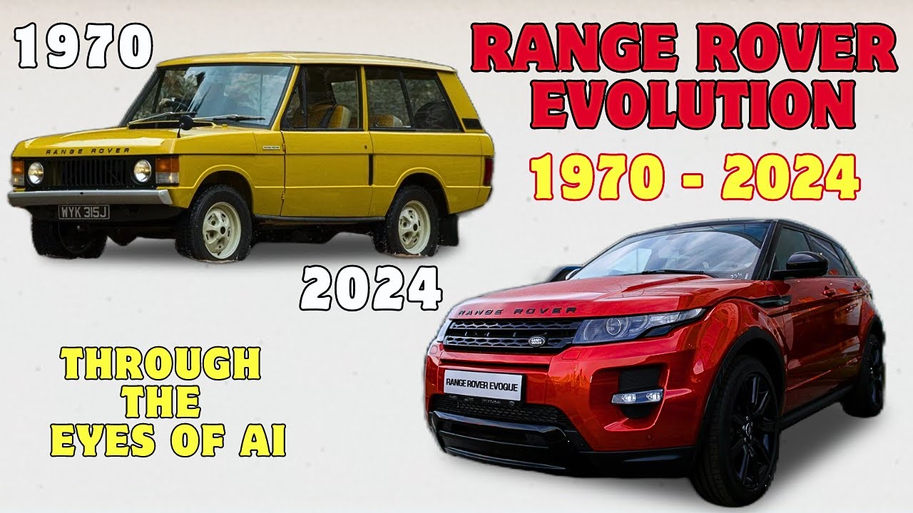 🚗 Range Rover: Evolution from 1970 - 2024 through the Lens of AI 🤖#ai # ...