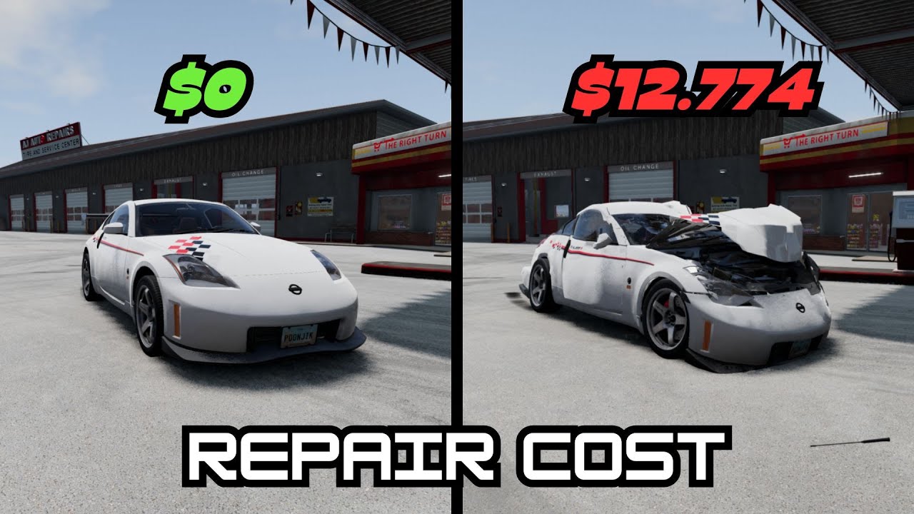 Realistic Repair Cost Crashes [Ep. 2] | BeamNG.Drive - YouTube