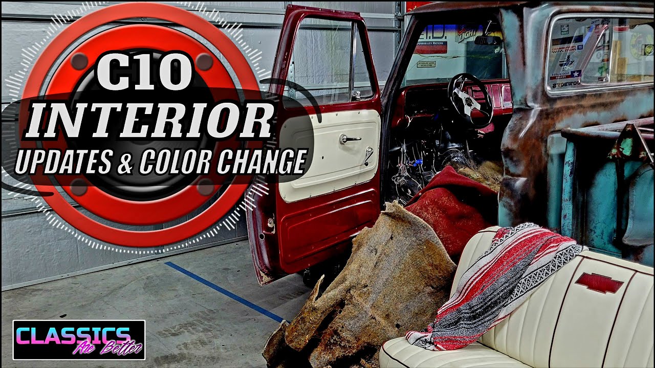 New Updated C10 Interior!! Dakota Digital, Color Swap, and MORE! - YouTube