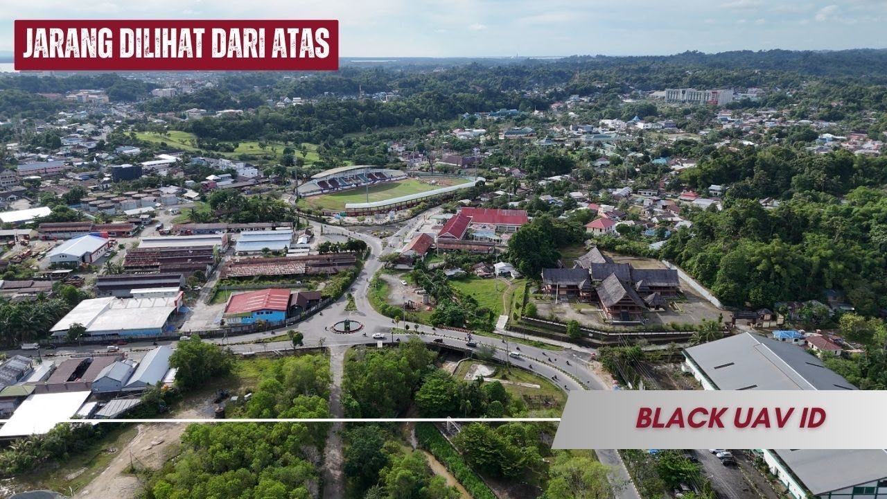 Stadion Datu Adil dari Langit | Ikon Olahraga Tarakan di Tengah Kawasan ...