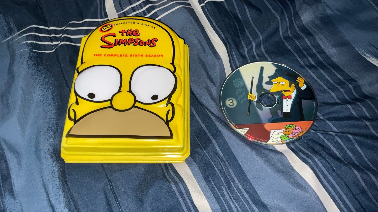 Opening to The Simpsons: The Complete Sixth Season 2005 DVD (Disc 3 ...