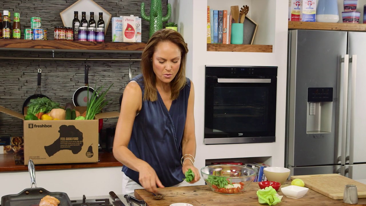 Grilled Chicken Potato & Bean salad | Good Chef Bad Chef S9 E58 - YouTube